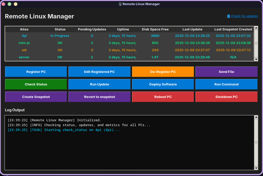 Gallery | Remote Linux Manager | Hackaday.io
