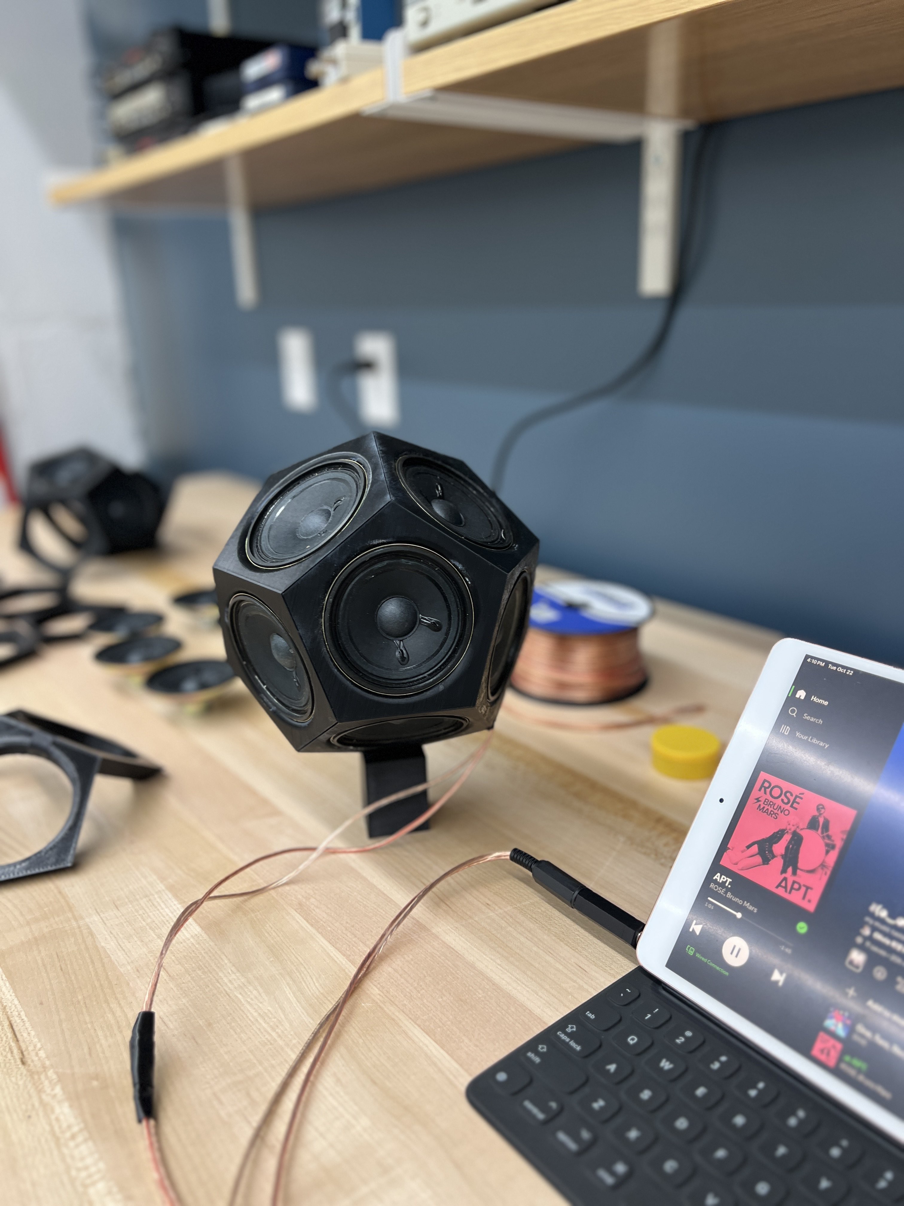 Gallery | 3D Printed Dodecahedron Speaker | Hackaday.io