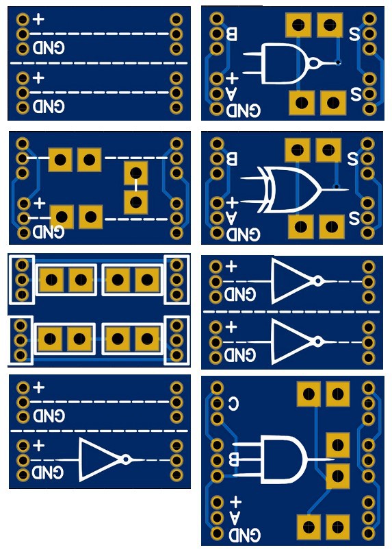 Gallery | Log-in project (logical gate self-assembling) | Hackaday.io