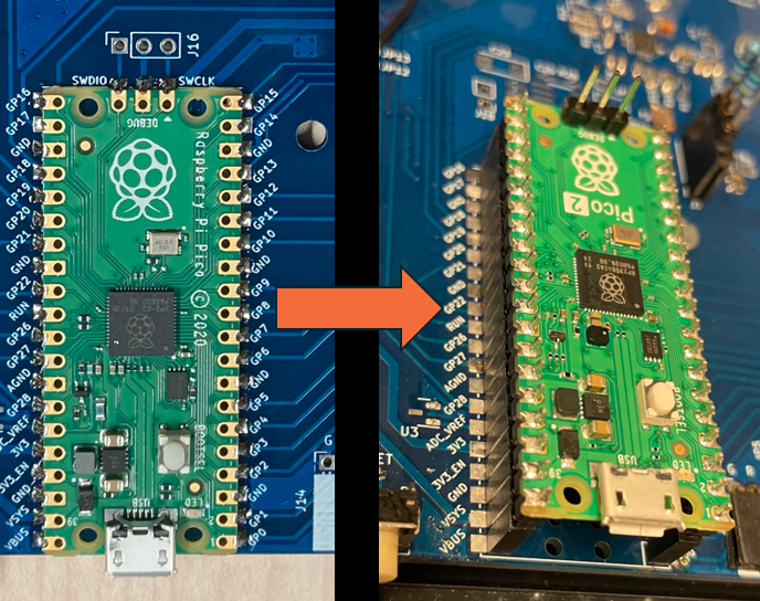 Gallery | Desoldering SMD-mounted Raspberry Pi Picos | Hackaday.io