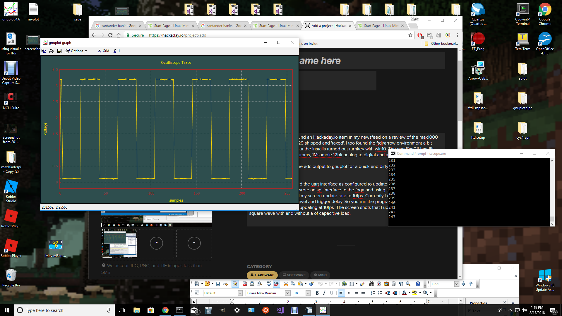 Gallery | MAX1000 FPGA Project | Hackaday.io
