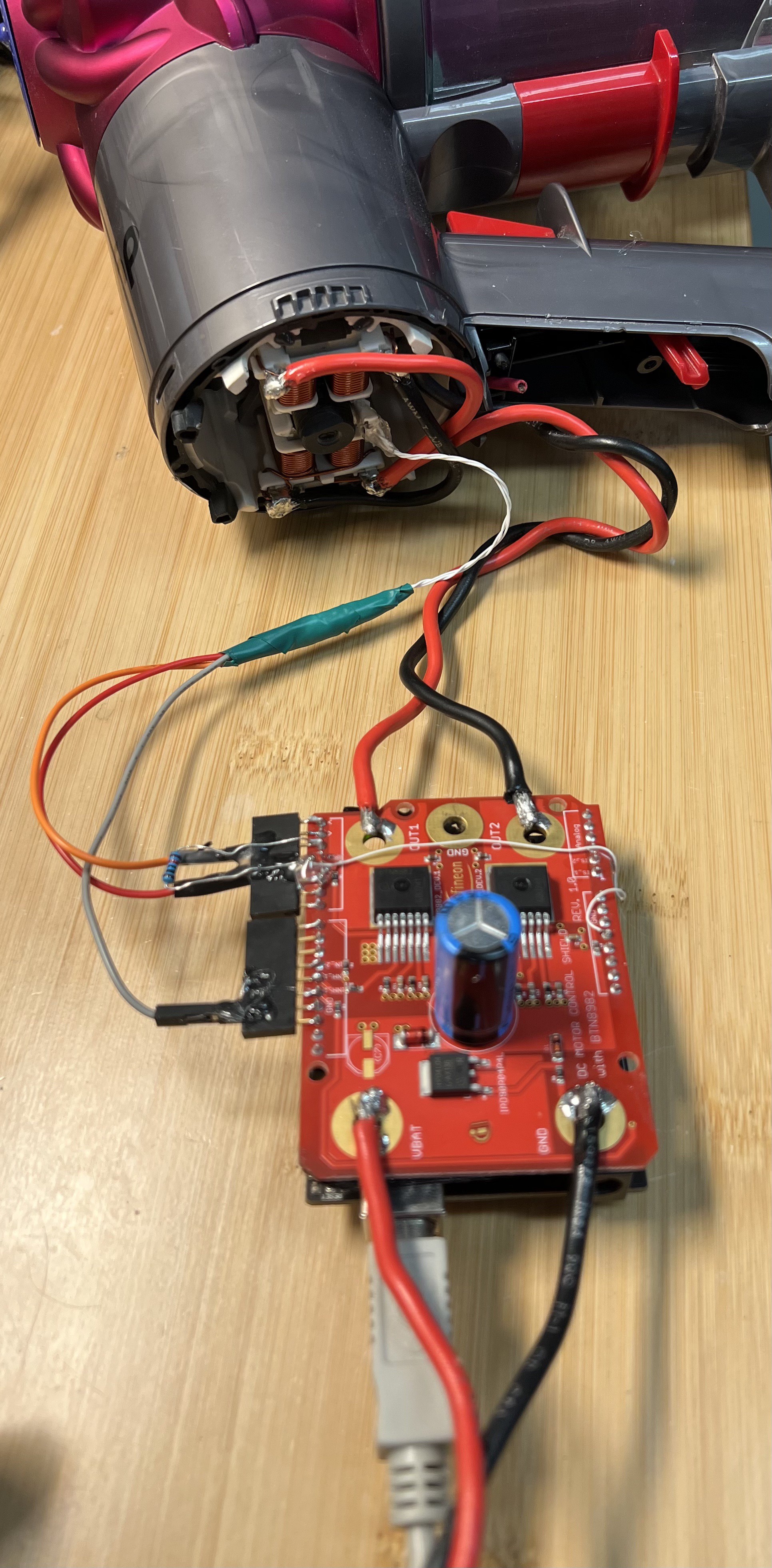 Motor Controller Software and Circuit for Dyson Vacuum Cleaner Motors ...