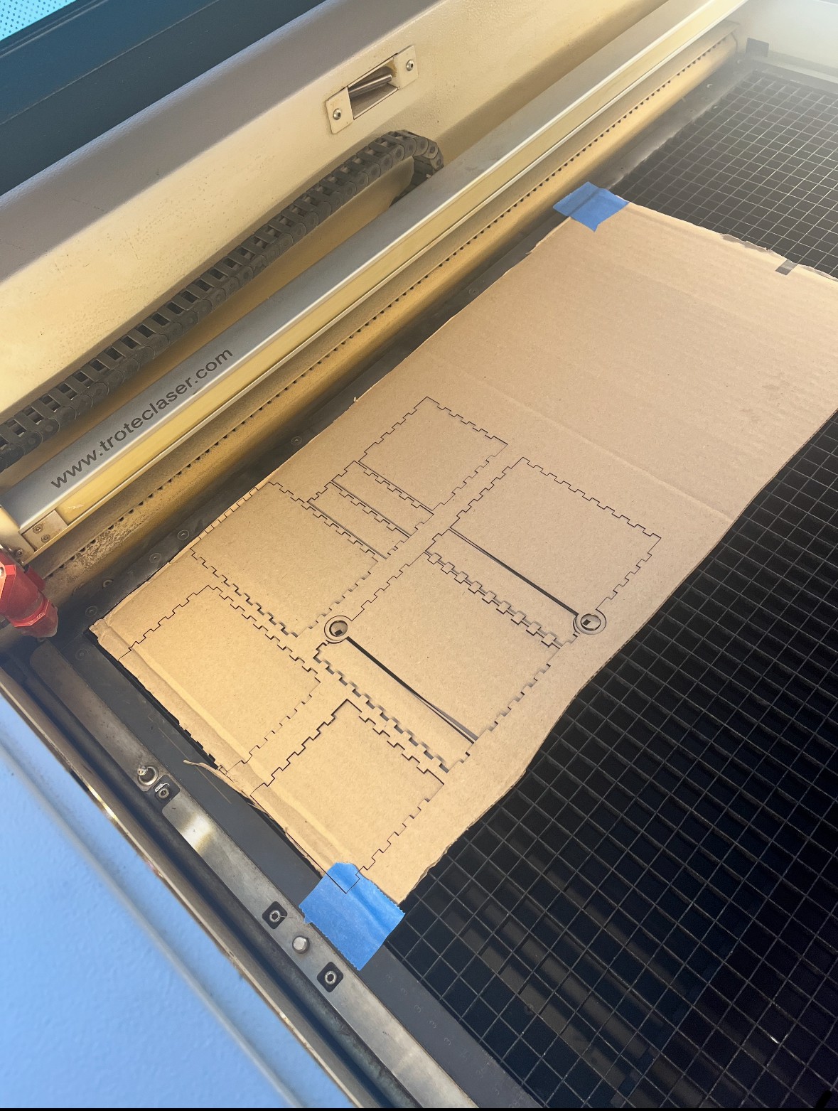 Laser-Cut Cardboard Prototype and Assembly | Details | Hackaday.io