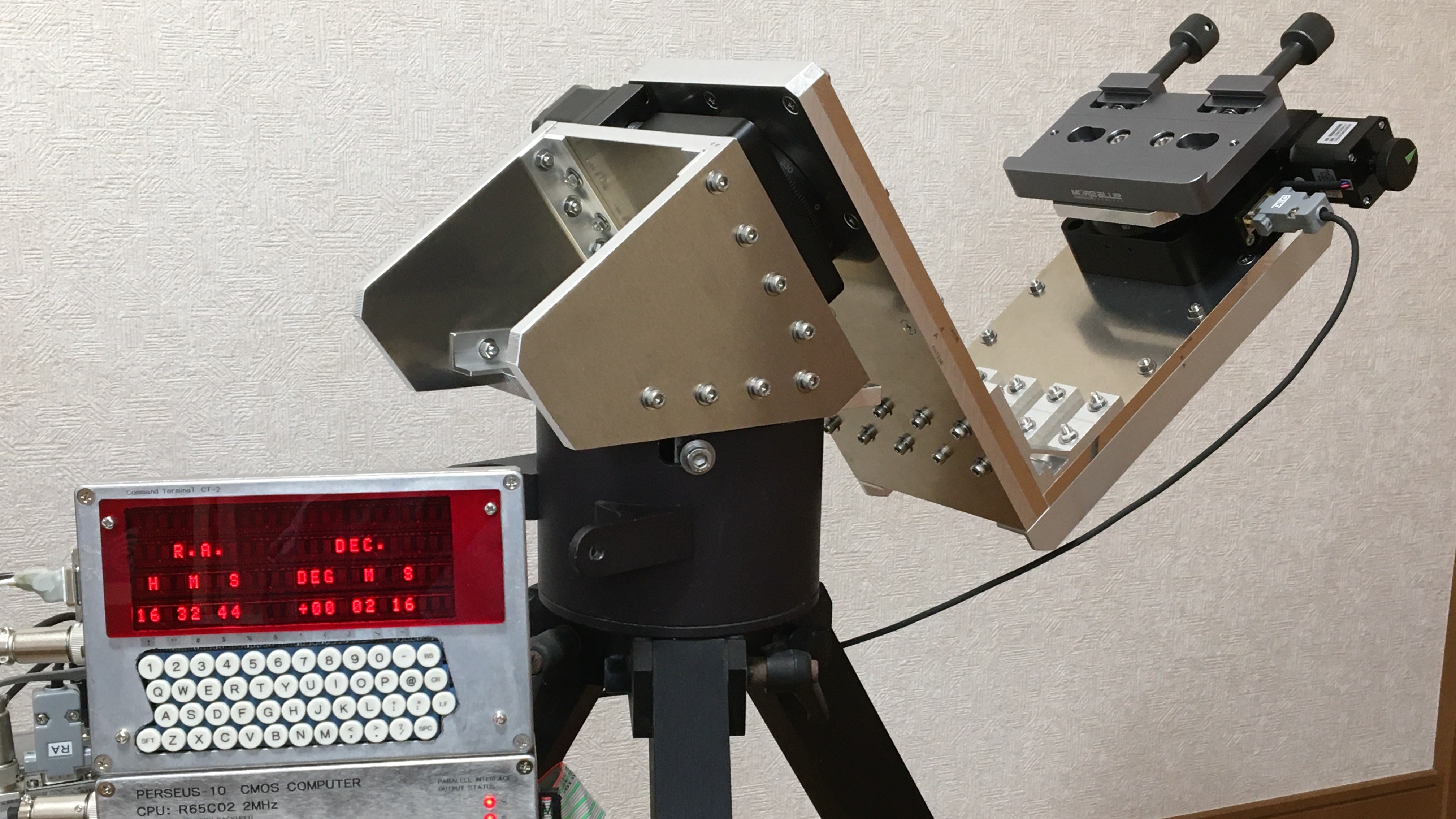 Gallery | Equatorial Mount using Rotarystage, 6502 Computer | Hackaday.io