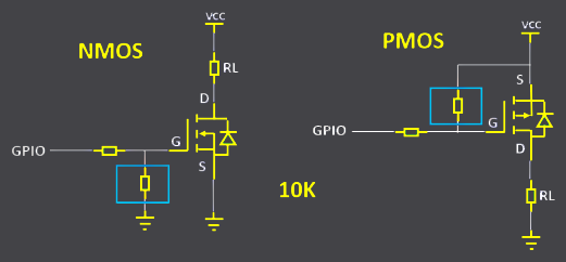 What is the difference between a pull-up and a pull-down resistor in a ...