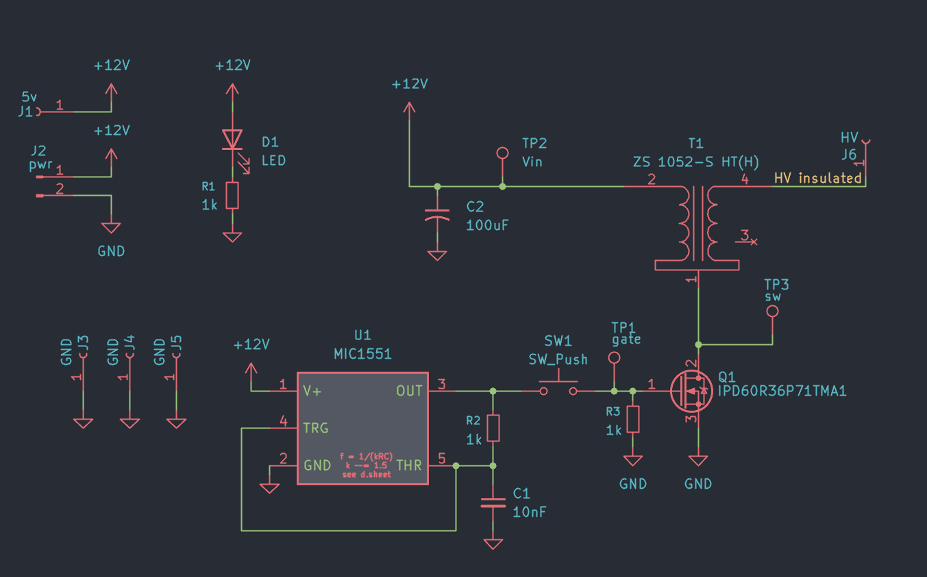#13: v2, pushbutton arc start that isn't terrible | Details | Hackaday.io