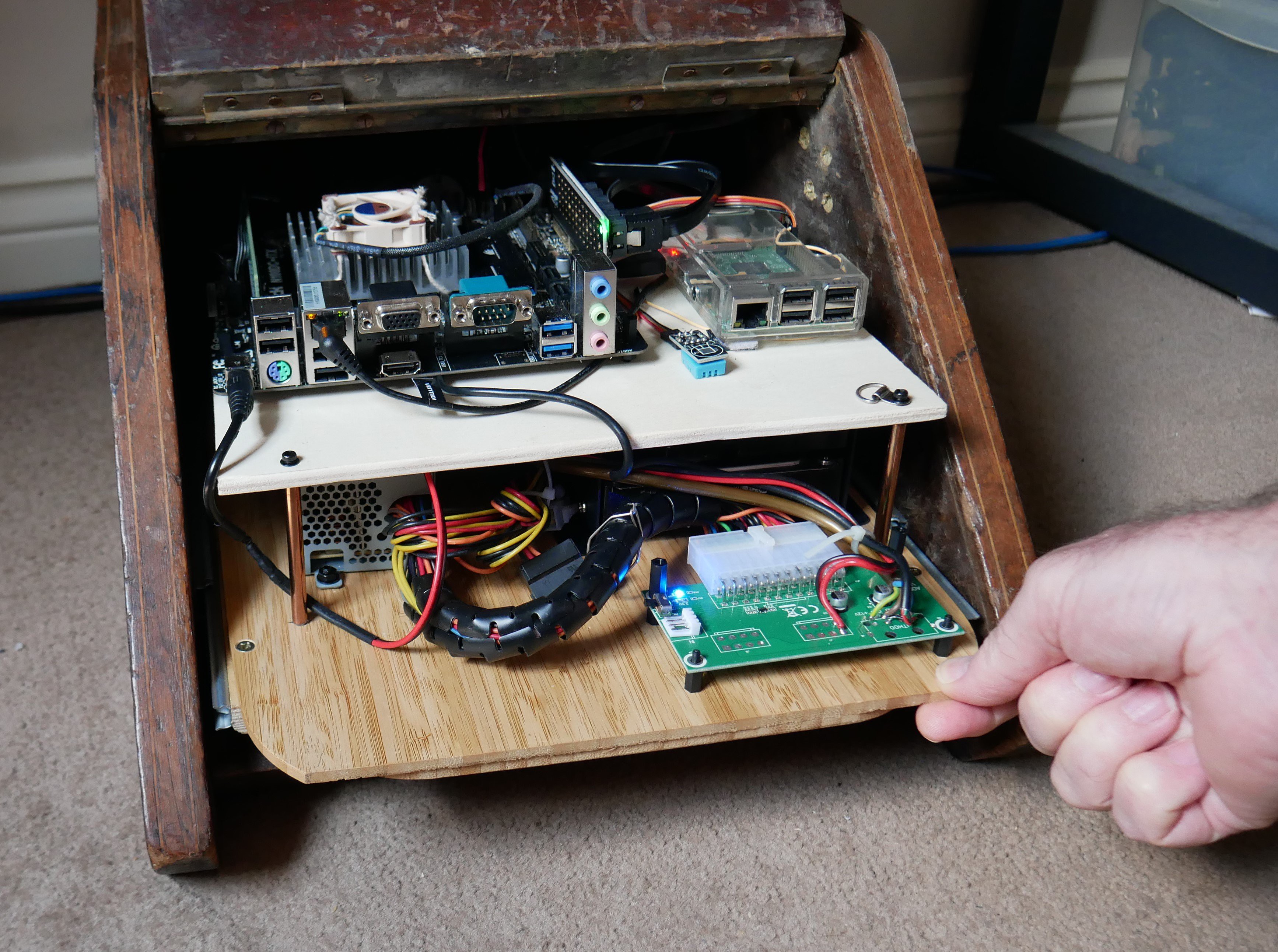 Gallery | Victorian Coal Box N100 Server | Hackaday.io