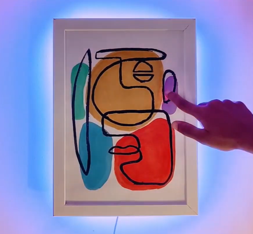 Gallery | Mood Light Matches Any Color You Tap on the Art | Hackaday.io