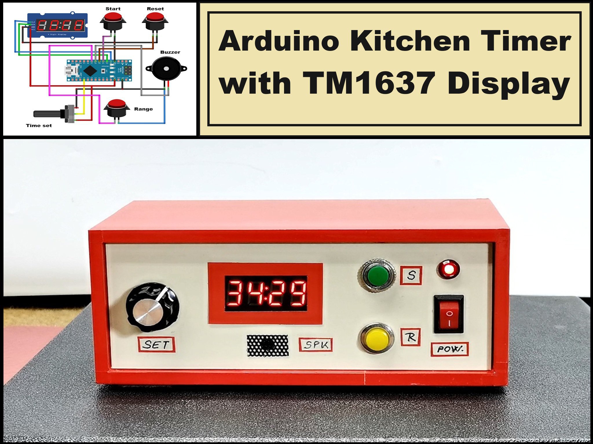 Gallery | Simple Arduino Kitchen Timer with TM1637 Display | Hackaday.io