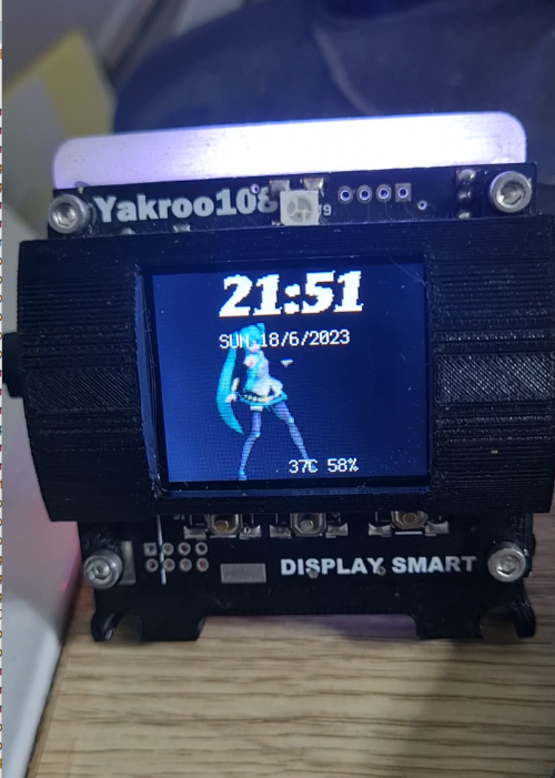 Gallery | Desk Clock Lcd ST7735 | Hackaday.io