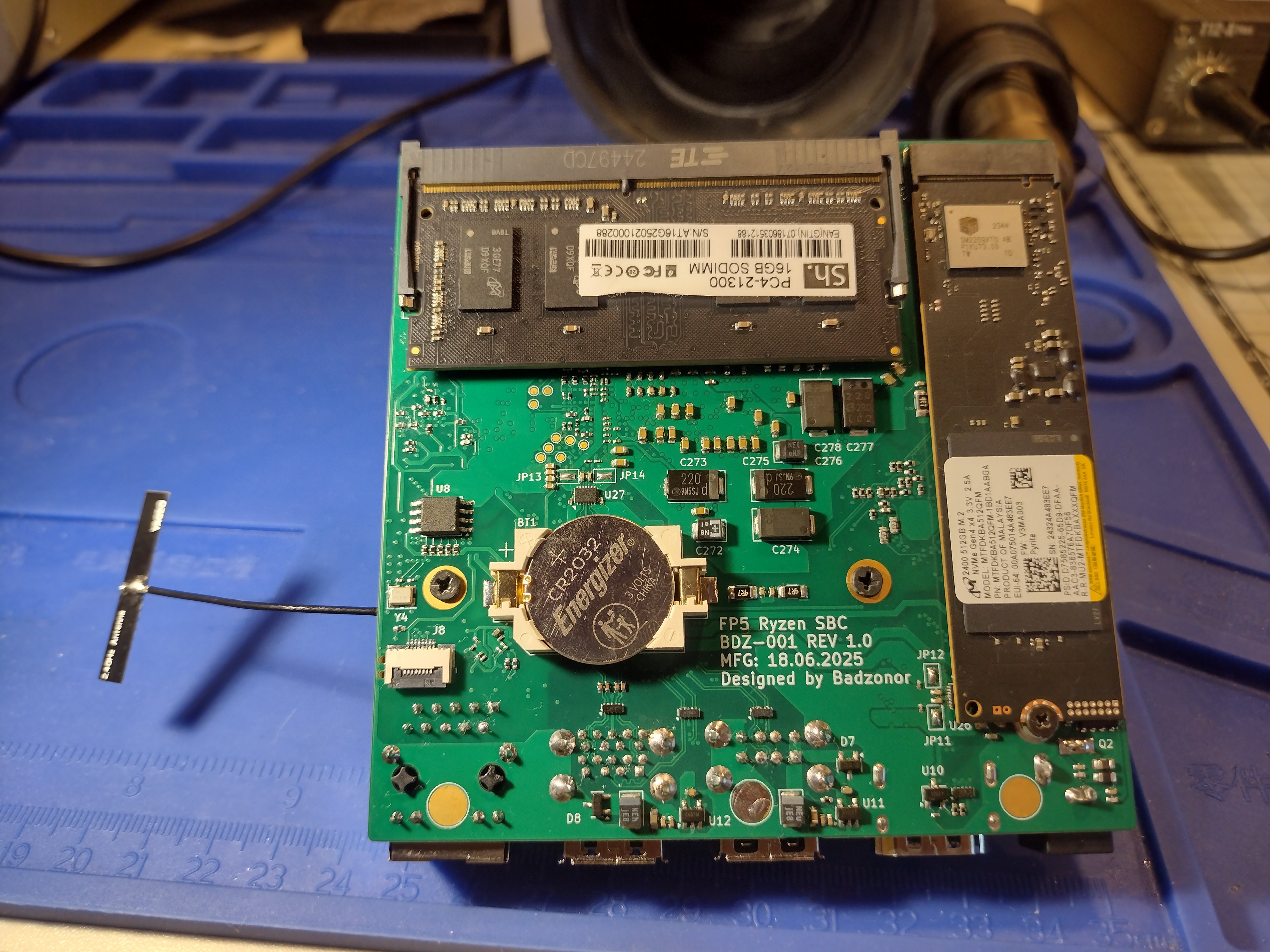 Gallery | Custom designed SBC with AMD Ryzen APU | Hackaday.io