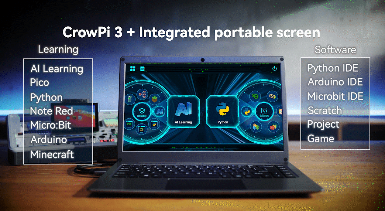 Gallery | Al Learning and Development Station - CrowPi 3 | Hackaday.io