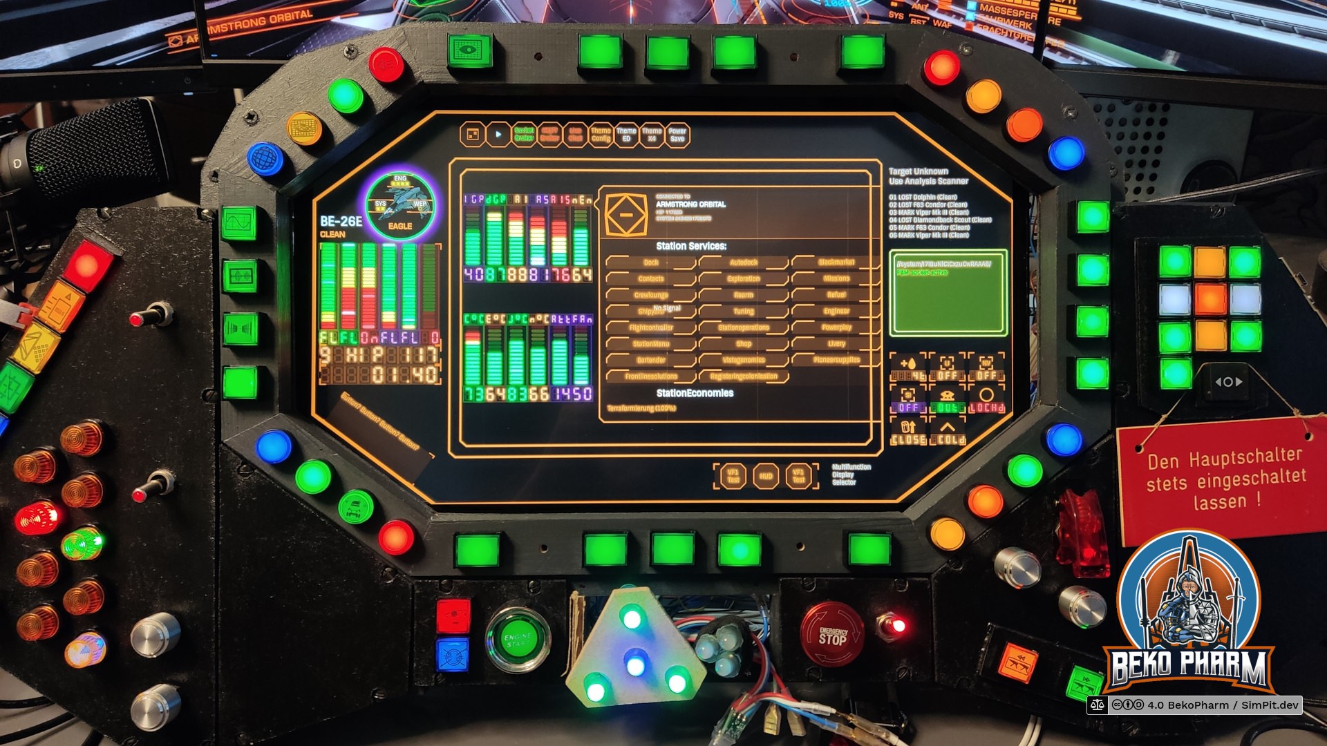 Switching to a touch panel display in my VF-1 inspired home cockpit ...