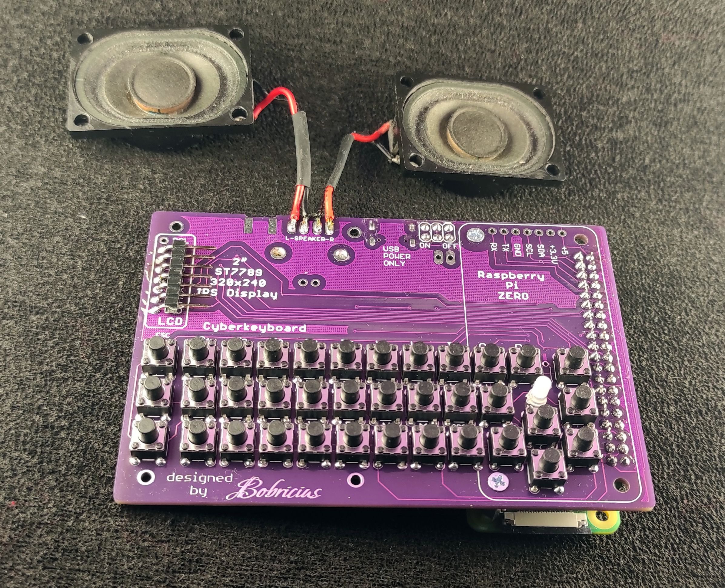 Gallery | #Zepir CYBERDECK - Raspberry Pi Zero mini computer | Hackaday.io