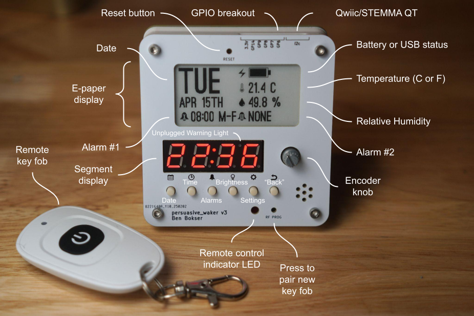 Gallery | Anti-Snooze Alarm Clock | Hackaday.io