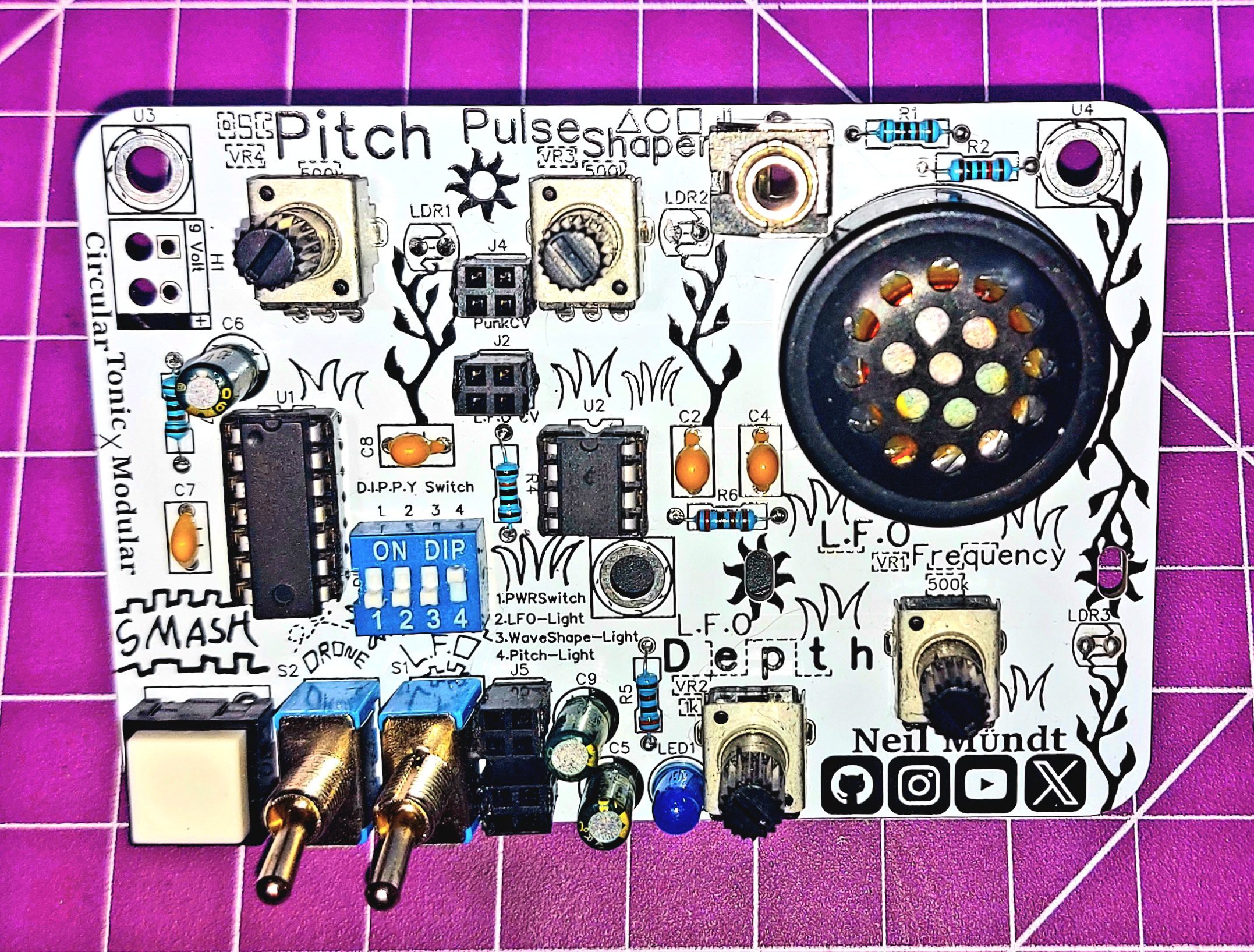 Gallery | Atari Punk Console Semi-Patchable SynthCard | Hackaday.io