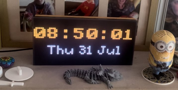 Gallery | Matrix Display - HUB75 display for Home Assistant | Hackaday.io