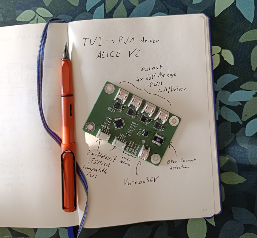 Gallery | TWI to 4 x PWM Driver, Alice V2 | Hackaday.io