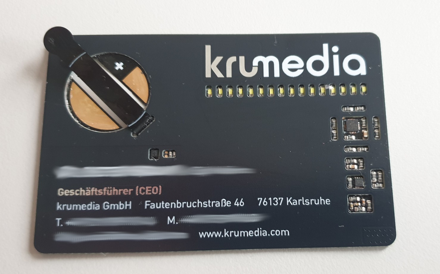 Gallery | 25-year anniversary business card | Hackaday.io