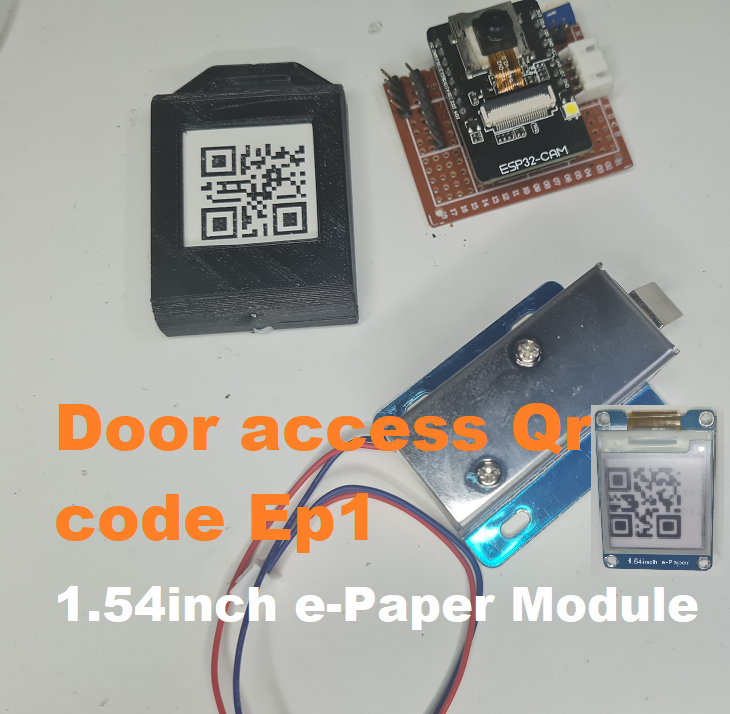 Gallery | Door access control witch E-paper QR-code reader | Hackaday.io