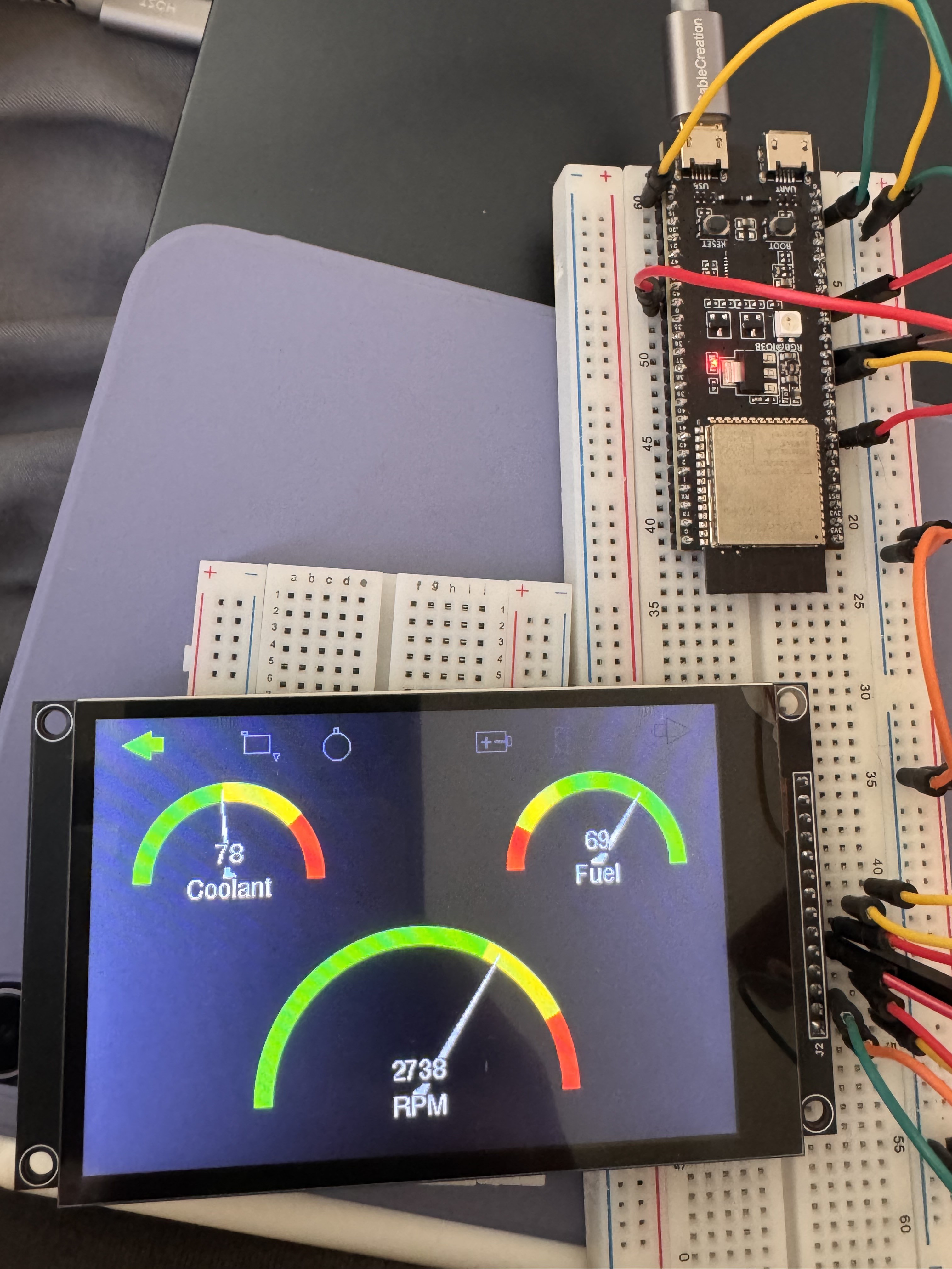 Gallery | KubotaBX Digital Gauge Cluster | Hackaday.io
