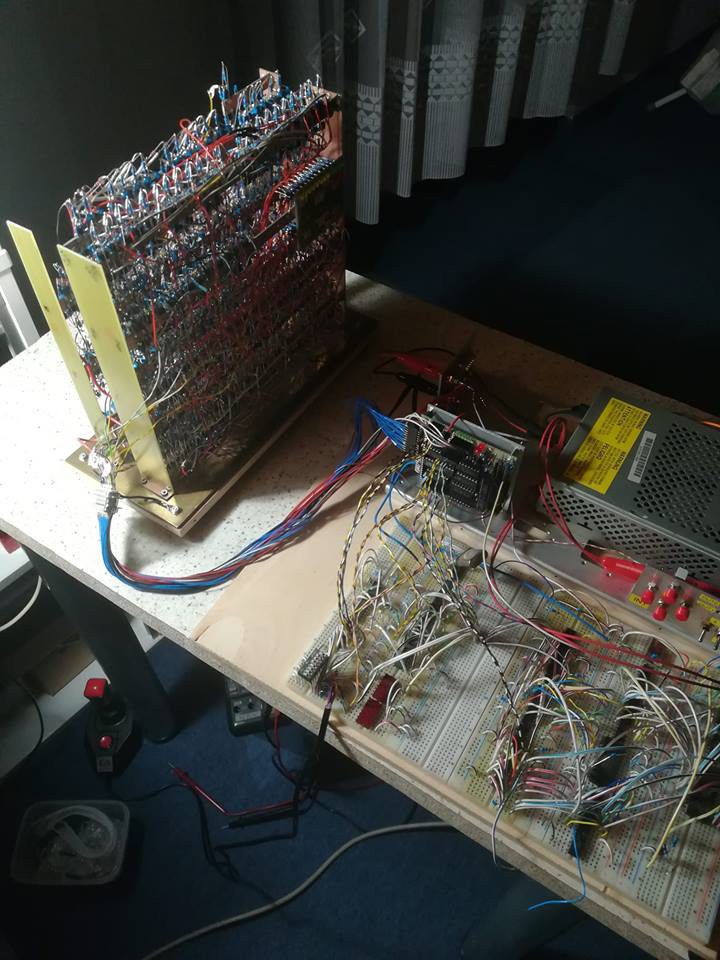 Gallery | Homebrew 4-bit transistorized CPU | Hackaday.io