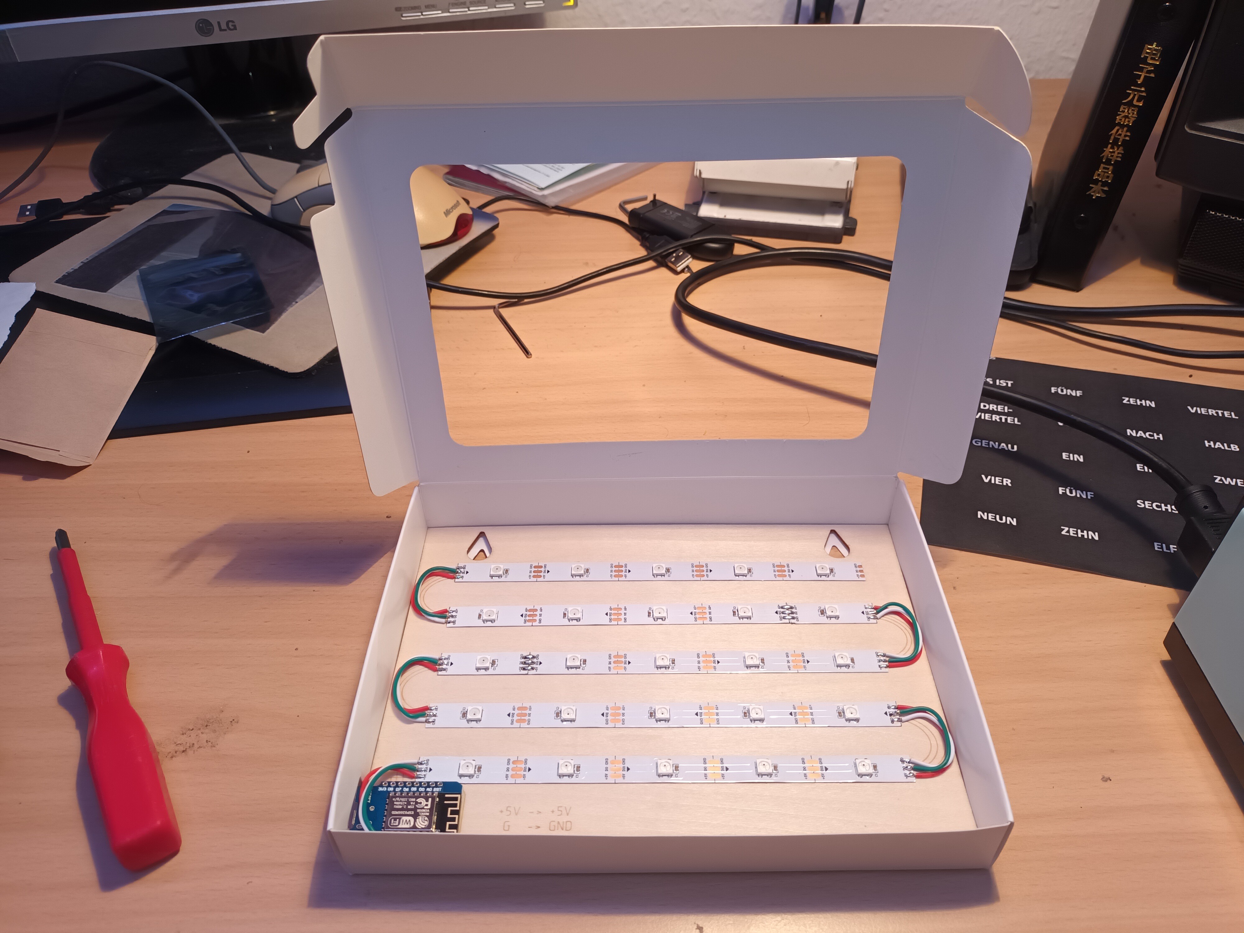 Instructions | Firmware for Boxclock from build-yours.de | Hackaday.io