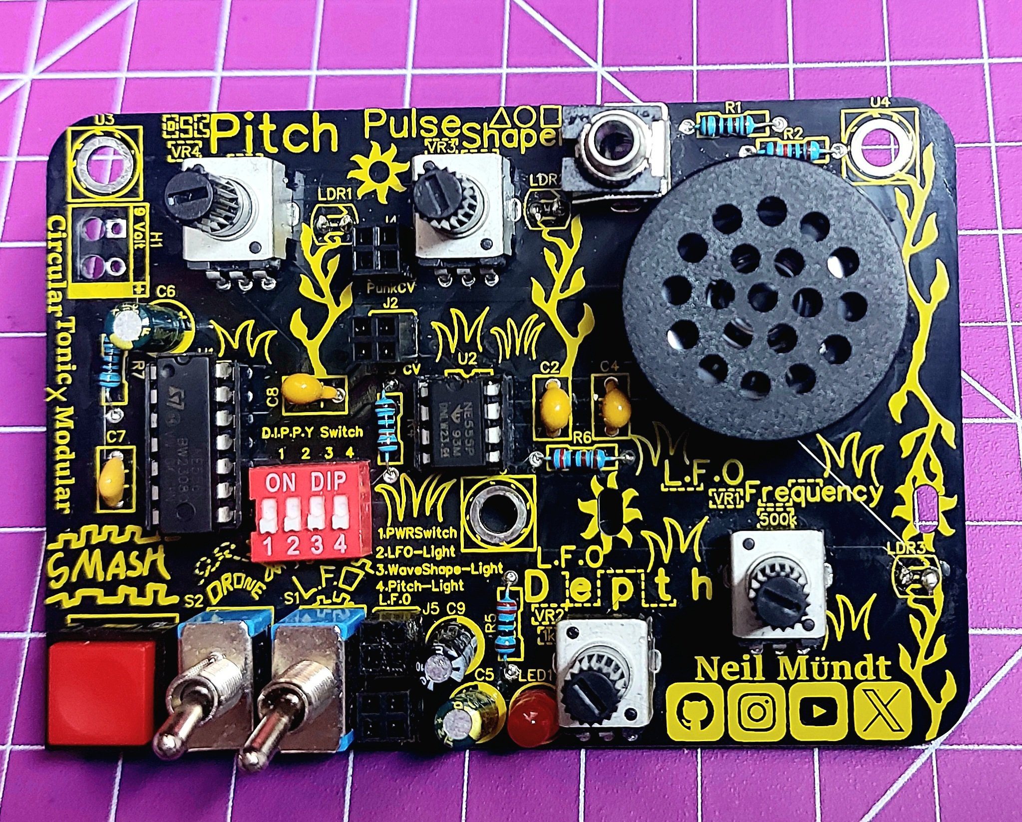 Gallery | Atari Punk Console Semi-Patchable SynthCard | Hackaday.io