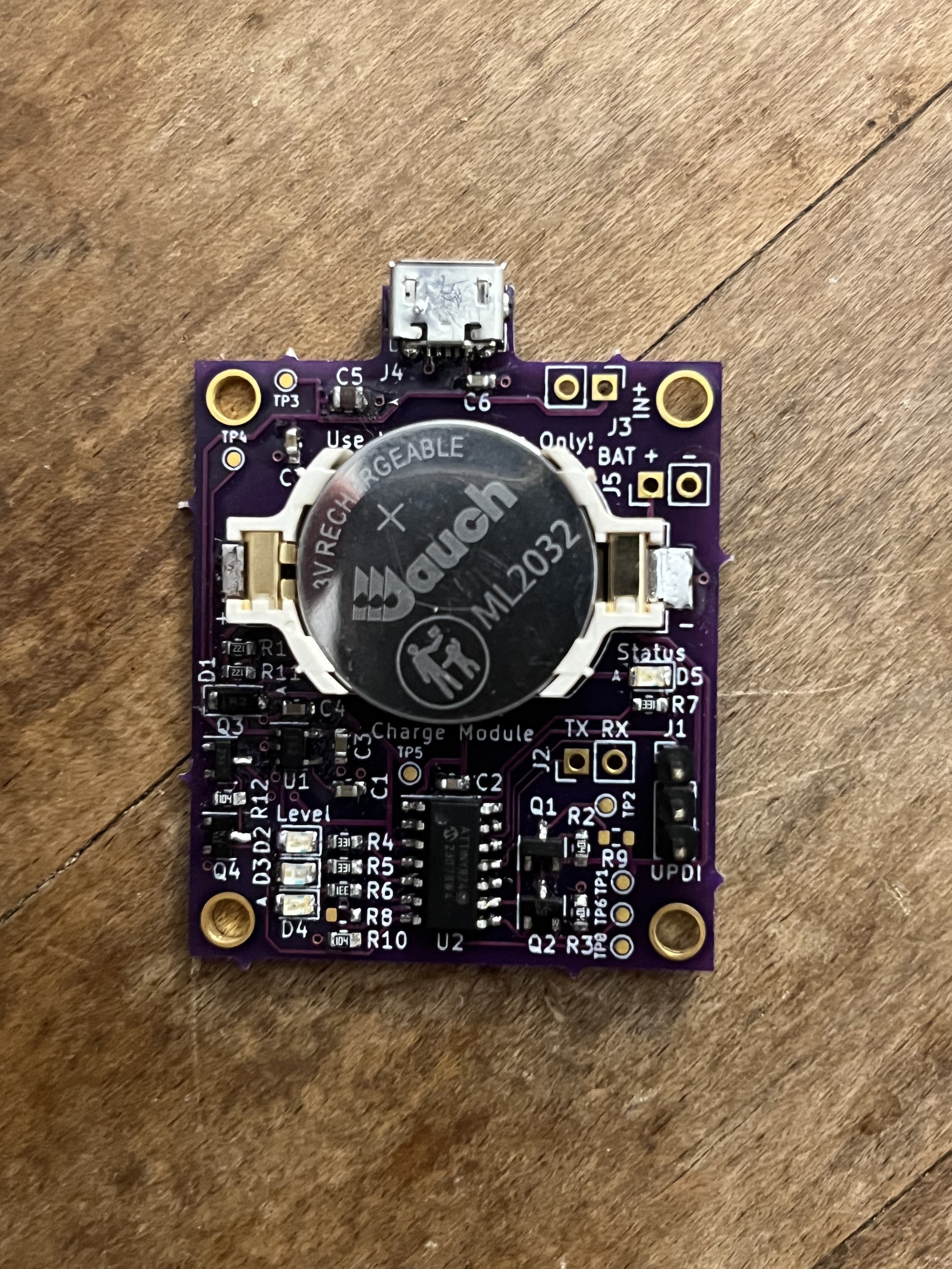 Gallery | Smart ML2032 Coin Cell Charger Module | Hackaday.io