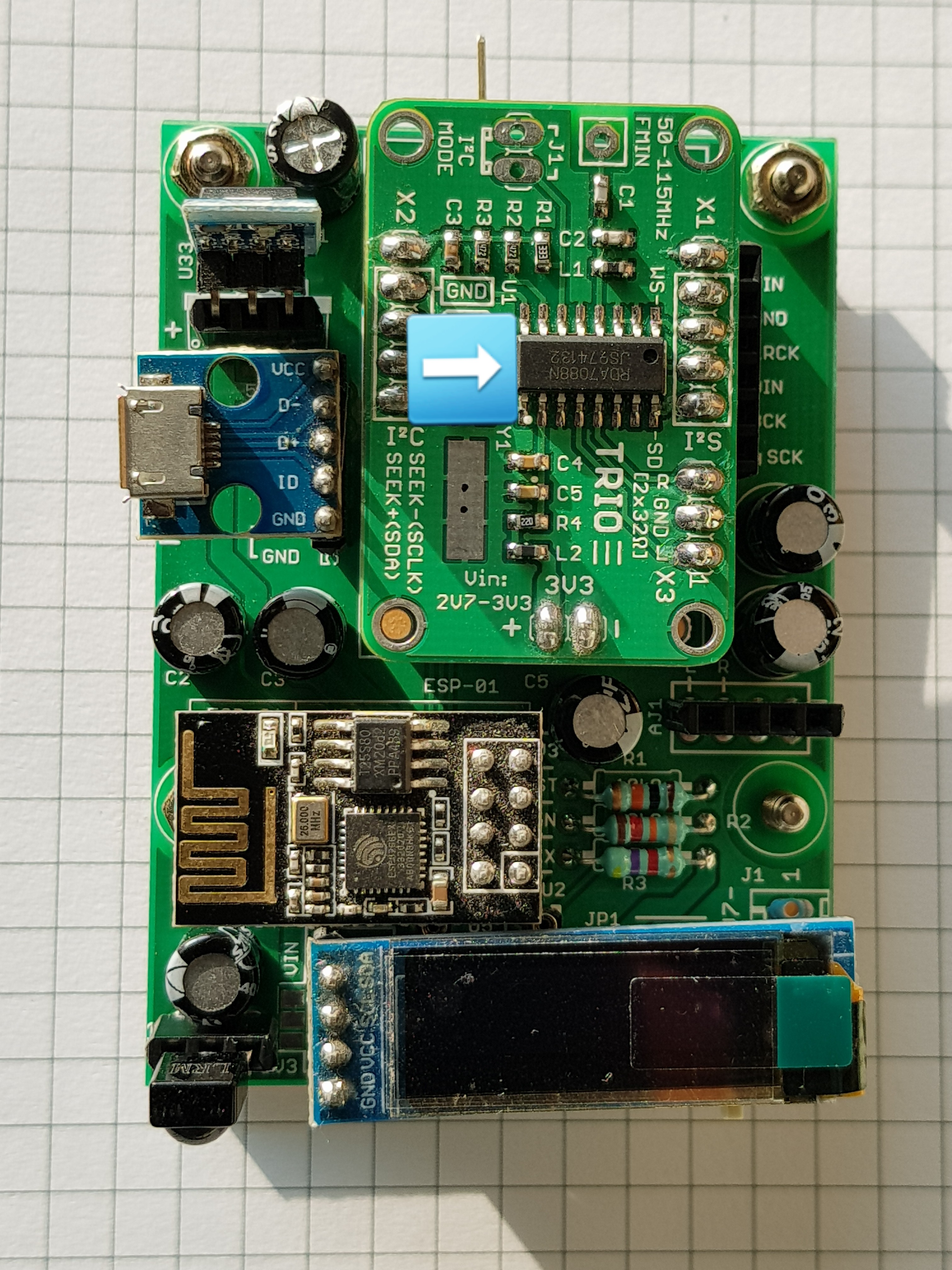 I2S output FM Tuner with RDS | Hackaday.io