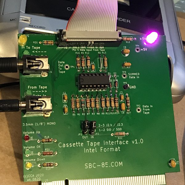 SBC-85 Cassette Tape Interface | Hackaday.io