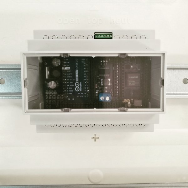 din rail enclosure for Portenta H7 and Arduino MKR | Hackaday.io
