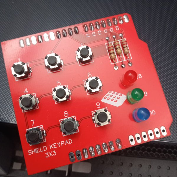 SHIELD KEYPAD 3X3 | Hackaday.io