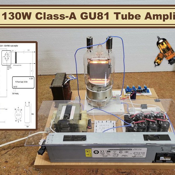 DIY simple GU81 Tube Hybrid Amplifier | Hackaday.io