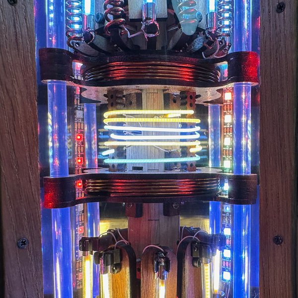 Wooden Reactor, Simulator: Sound, Light, Charger | Hackaday.io
