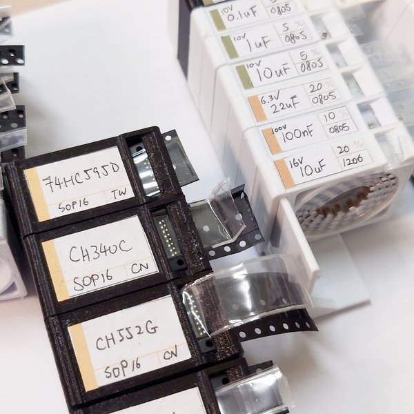 SMD Organizer Cartridge (Magnetic Wall Mounted) | Hackaday.io