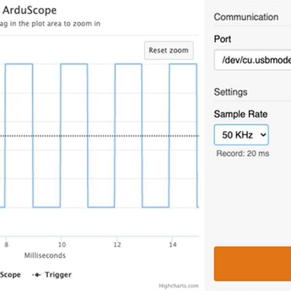 Arduino oscilloscope with a web interface | Hackaday.io