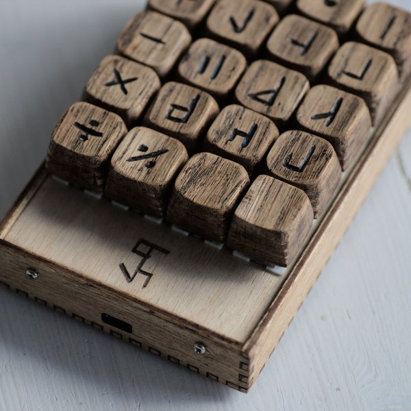 Cistercian wooden keyboard | Hackaday.io