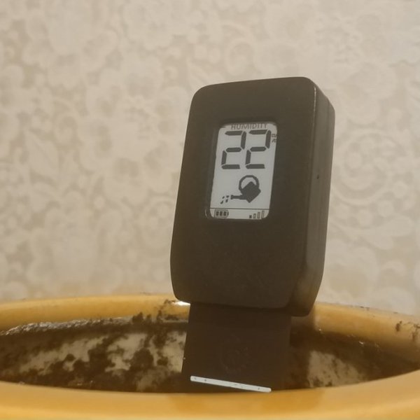 DIY Soil Moisture Sensor with E-Ink Display | Hackaday.io