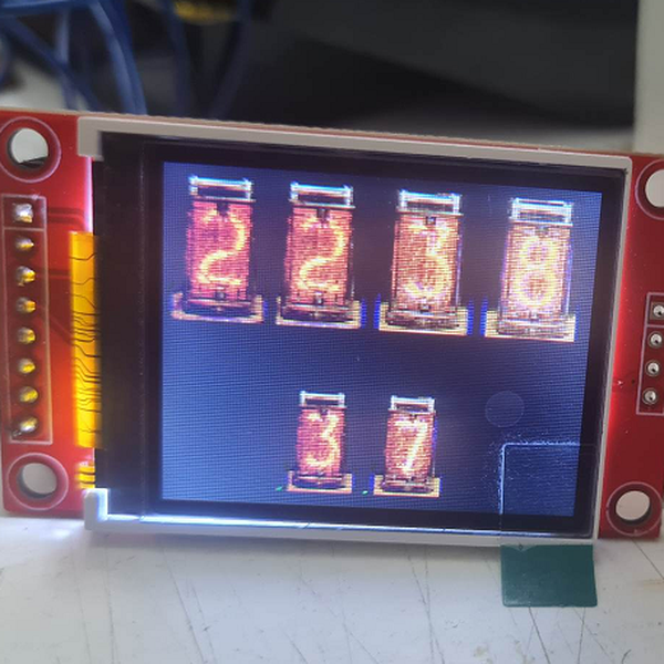 Desk Clock Lcd ST7735 | Hackaday.io