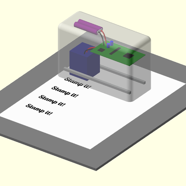 Digital Stamp with Inkjet Printing | Hackaday.io