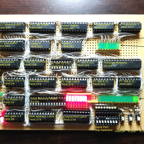Microcode-less TTL CPU | Hackaday.io