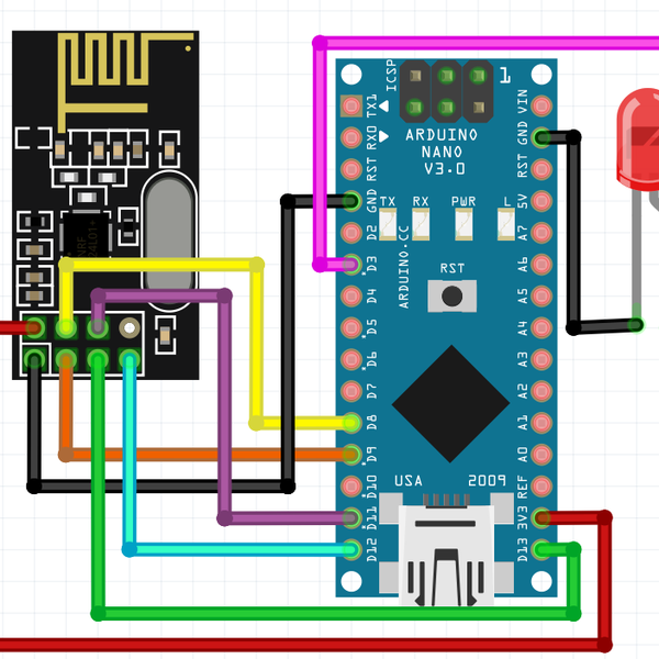 Nrf24l01 Testing Circuit Using Arduino 0813