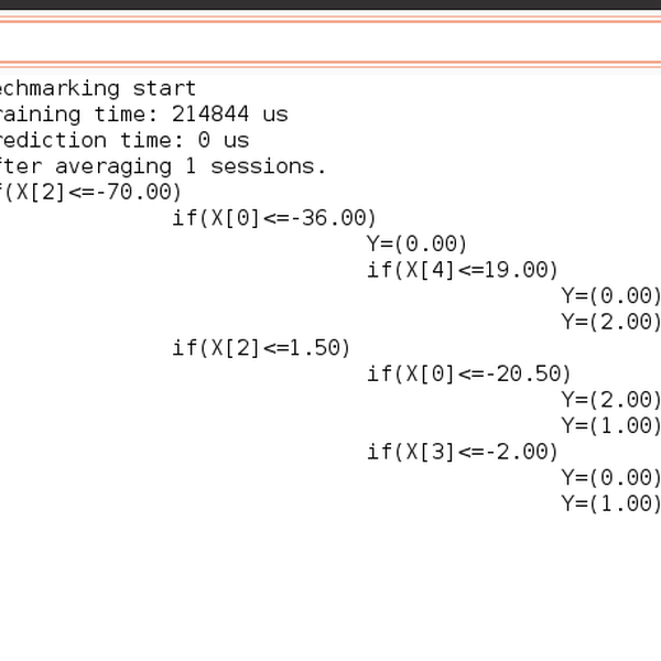 TinyDecisionTreeClassifier Library | Hackaday.io