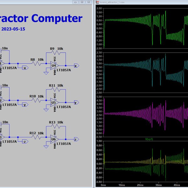Analog Lorenz Attractor Computer | Hackaday.io