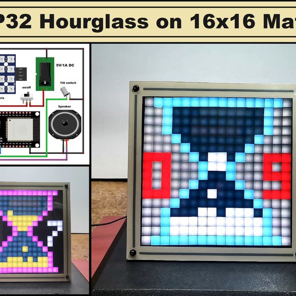 Dynamic LED Hourglass with Sound Effects | Hackaday.io