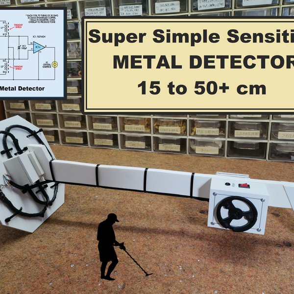 DIY Super Simple Sensitive Metal Detector | Hackaday.io