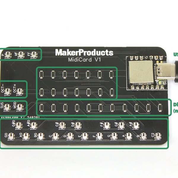 MidiCard USB C Tiny Keyboard | Hackaday.io