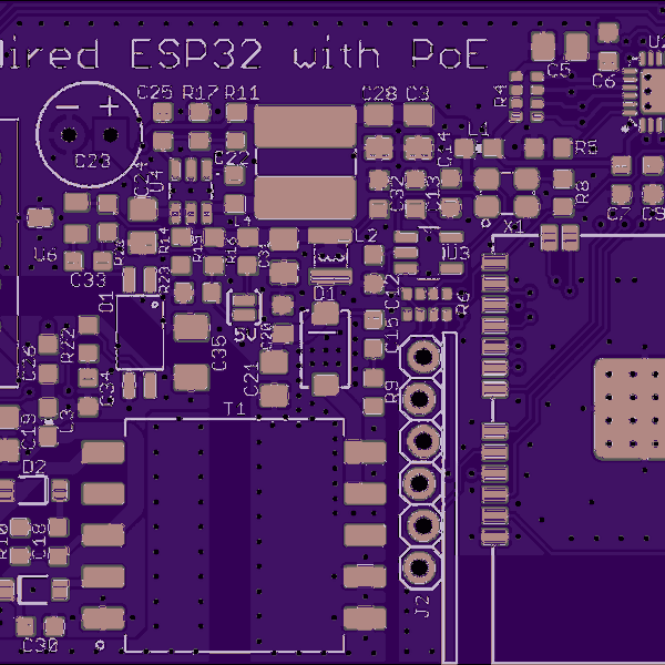 wESP32: Wired ESP32 with Ethernet and PoE | Hackaday.io