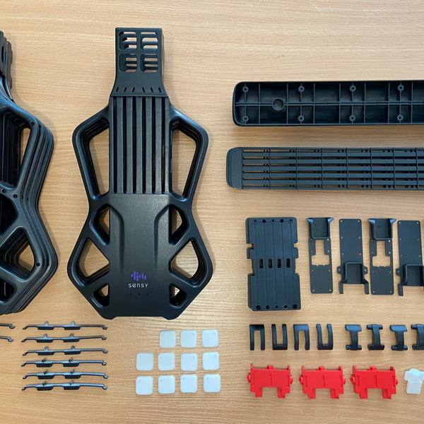 A digital mini-guitar with smart LEDs | Hackaday.io